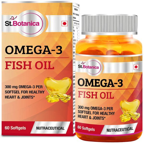 St.Botanica Omega-3 Fish Oil 300 mg Softgel 60's