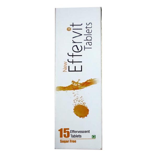 EFFERVIT NEW SUGAR FREE Tablet 15's Price, Uses, Side effects ...