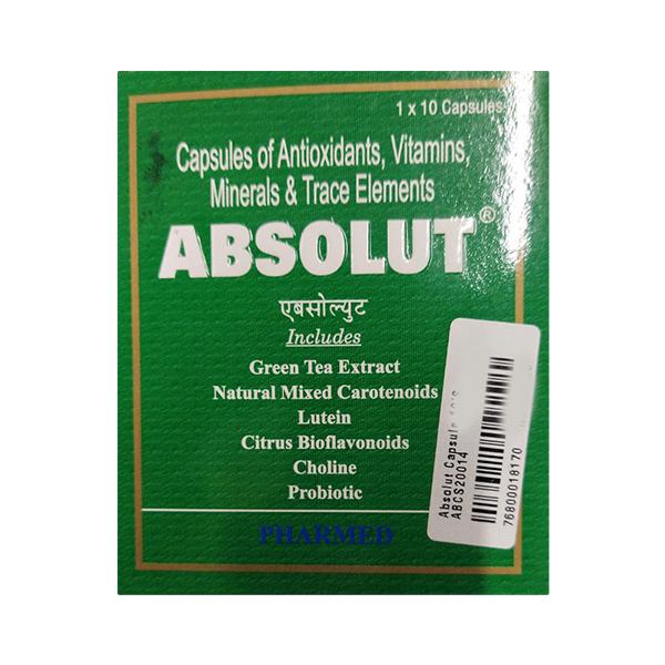 Absolut Capsule 10'S : Uses, Side Effects, Price | Netmeds