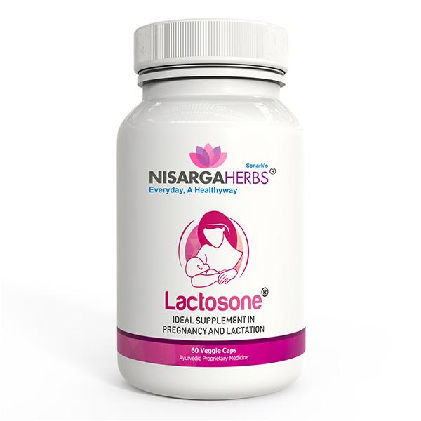 NisargaHerbs Lactosone Veggie cap 60's