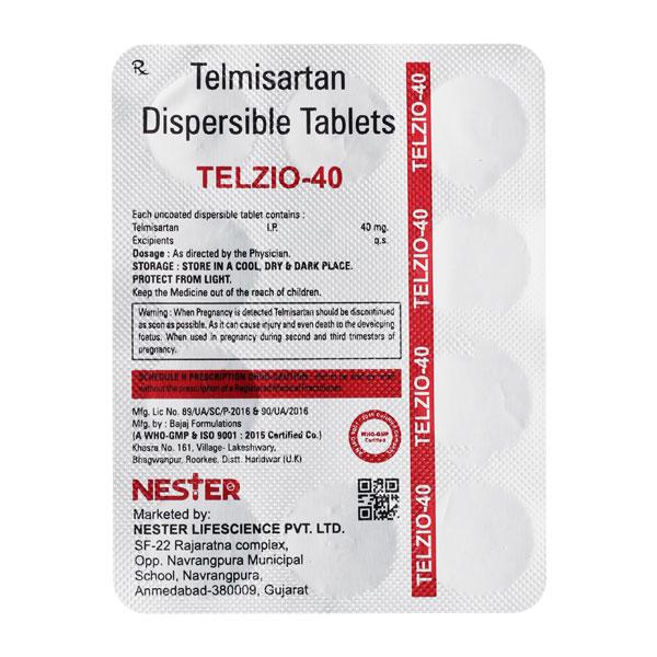 TELZIO 40 Tablet 10's